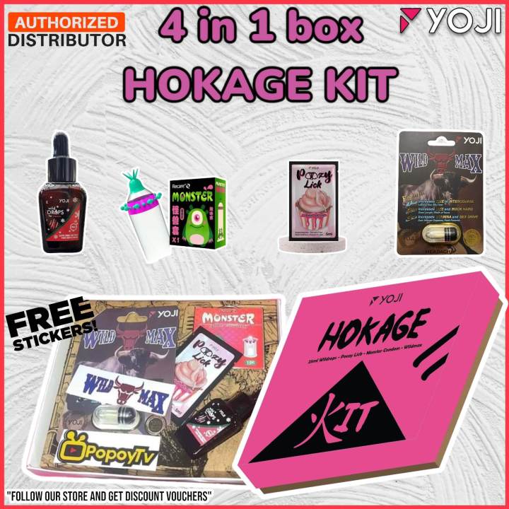 Authentic hokage Yoji Kit Wild Drops for Women 25ml Promo Bundle ...