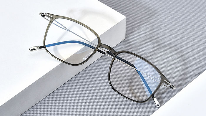 FONEX Titanium Alloy Glasses Frame Men Brand Design Ultralight Square ...