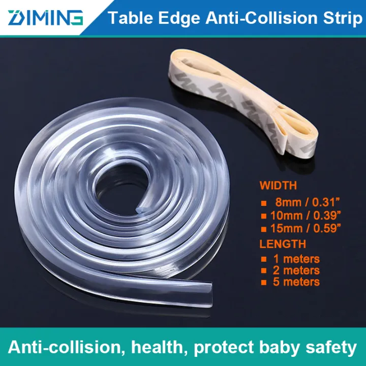 Soft Table Edge Strip Silicone Corner Protectors Guard Child Safety ...