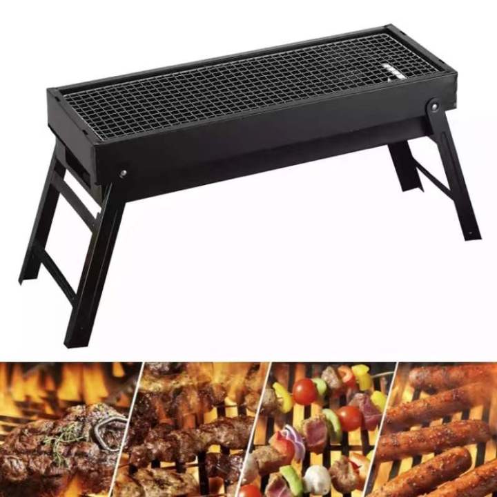 Large portable folding barbecue grill,BBQ charcoal grill,outdoor ...