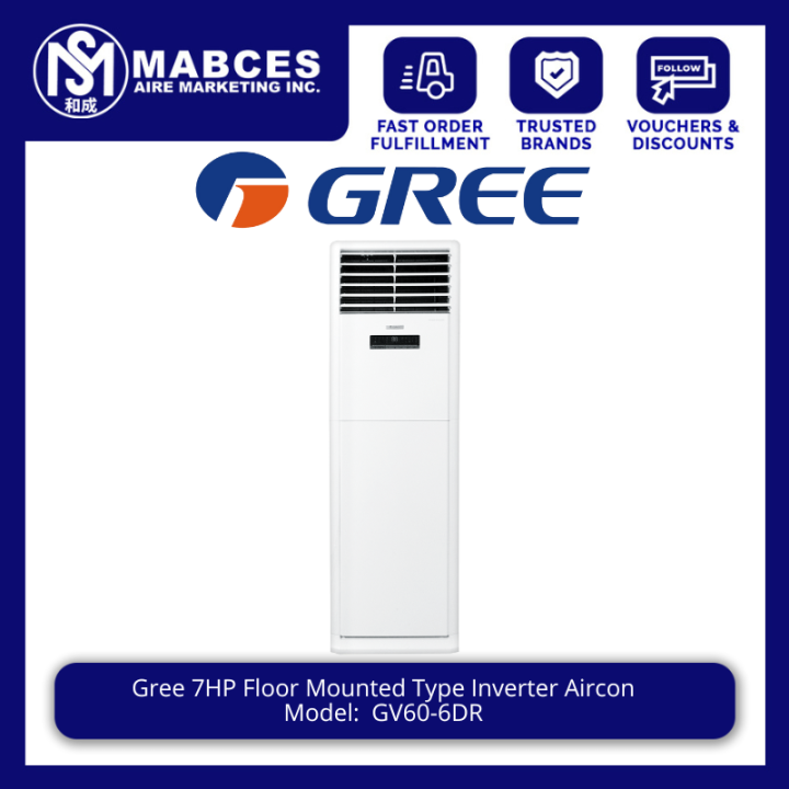 Gree 7HP Floor Mounted Type Inverter Aircon GV60-6DR | Lazada PH