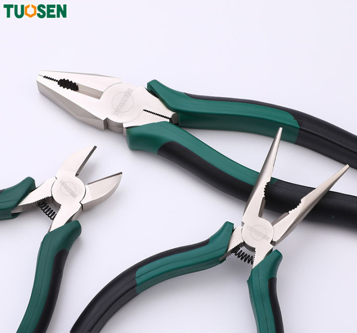 Bộ 3 Kìm kẹp, kìm mỏ nhọn, kềm bấm đa năng 6 inch, 8inch Tuosen(Tôi là ...