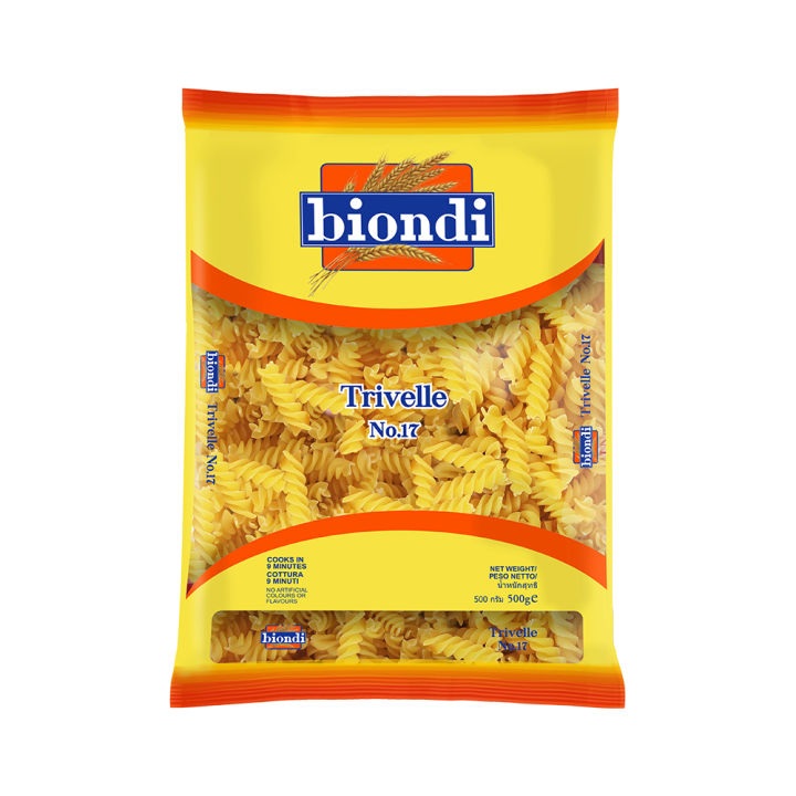 Biondi Triville No 17. 500g บิออนดิ ทรีวิลลี่ เบอร์ 17 ขนาด 500 กรัม ...