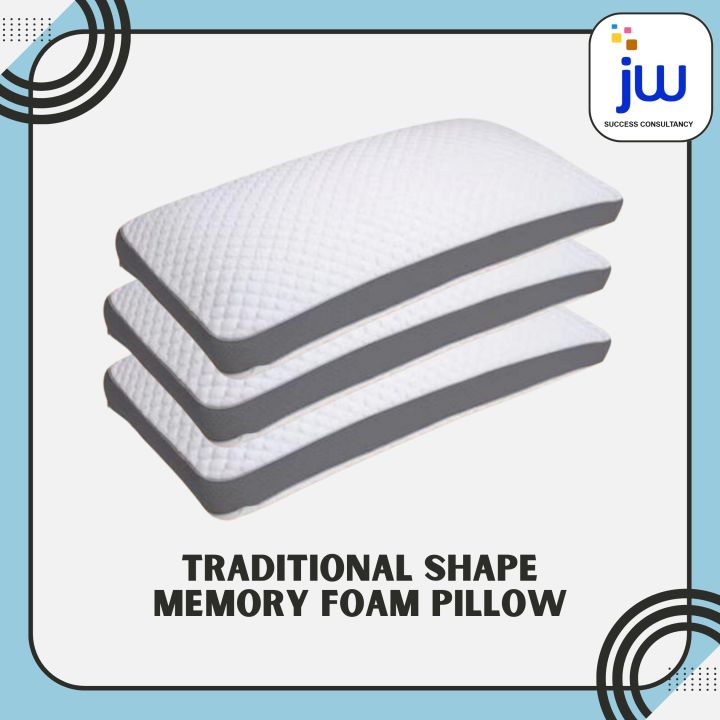 Traditional Shape Memory Foam Pillow | Lazada