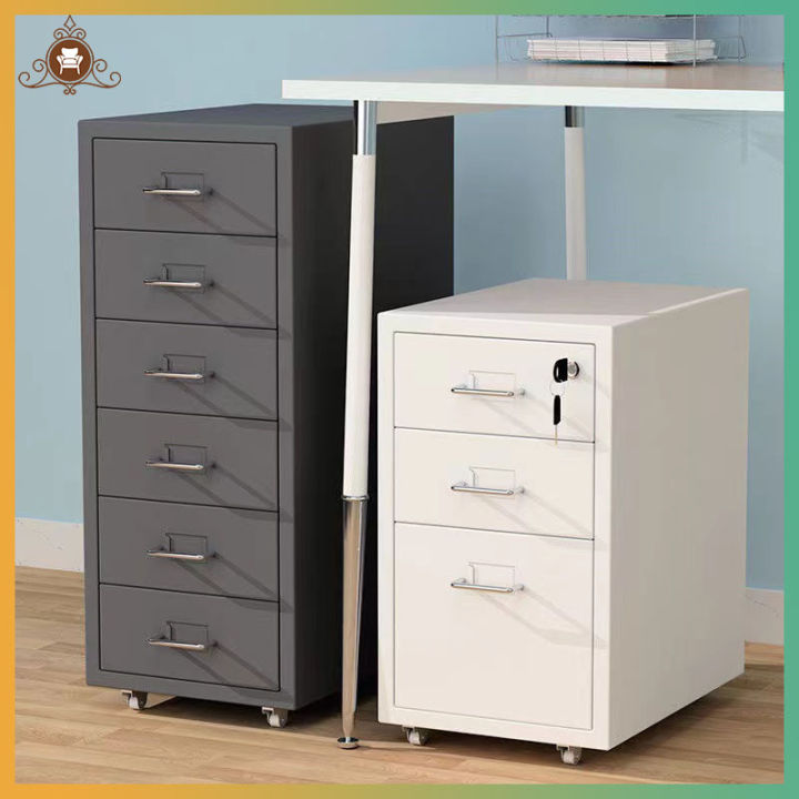 Multi-layer Drawer File Cabinet Office Metal Mobile Base Drawer With ...