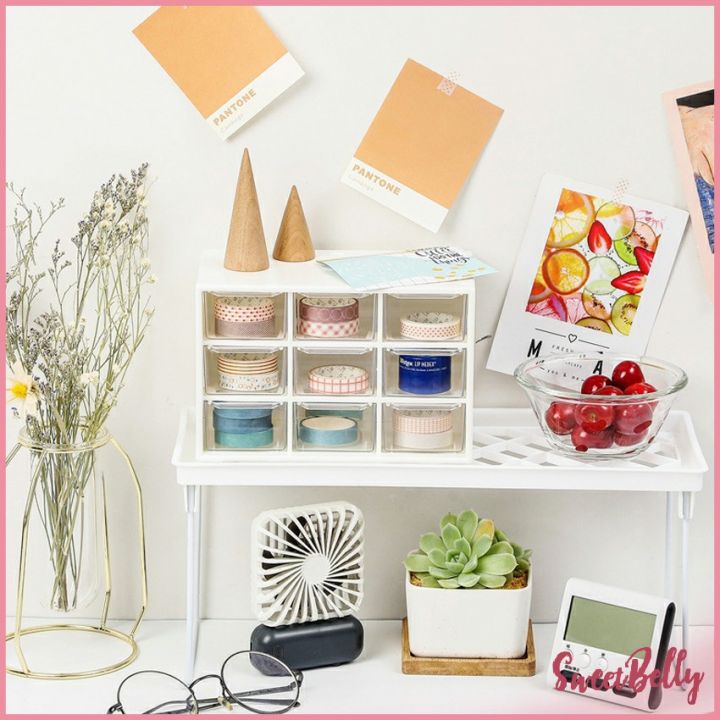 Sweet Belly กล่องเก็บของลิ้นชักน่ารักบนโต๊ะขนาดเล็ก Drawer storage box ...