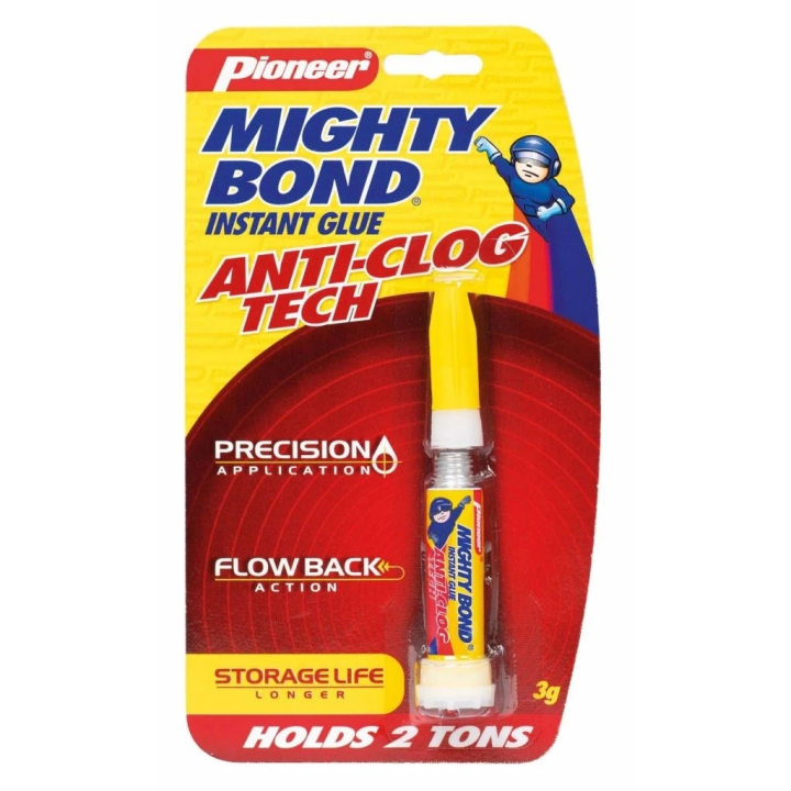 Pioneer Mighty Bond Anti Clog Tech Instant Glue 3g | Lazada PH