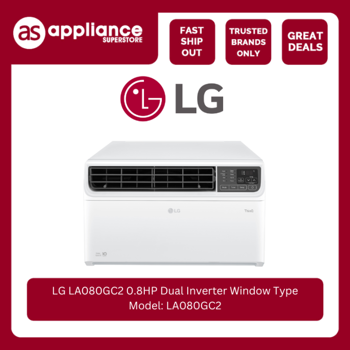 LG LA080GC2 0.80HP Dual Inverter Window Type | Lazada PH