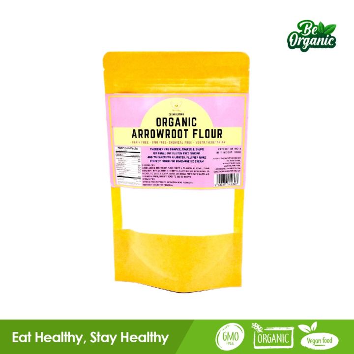 Be Organic Clean Eating Organic Arrowroot Flour / Starch 100g | Lazada