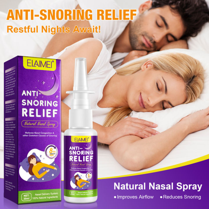 30ML Anti Snoring Spray, Fast Snore Stopper Drops for Better Sleep ...