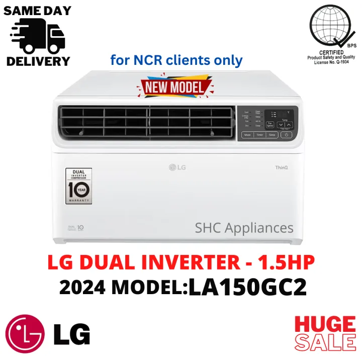 LG 1.5HP (COD NCR CLIENTS ONLY) LA150GC2 (2024 model) DUAL INVERTER ...