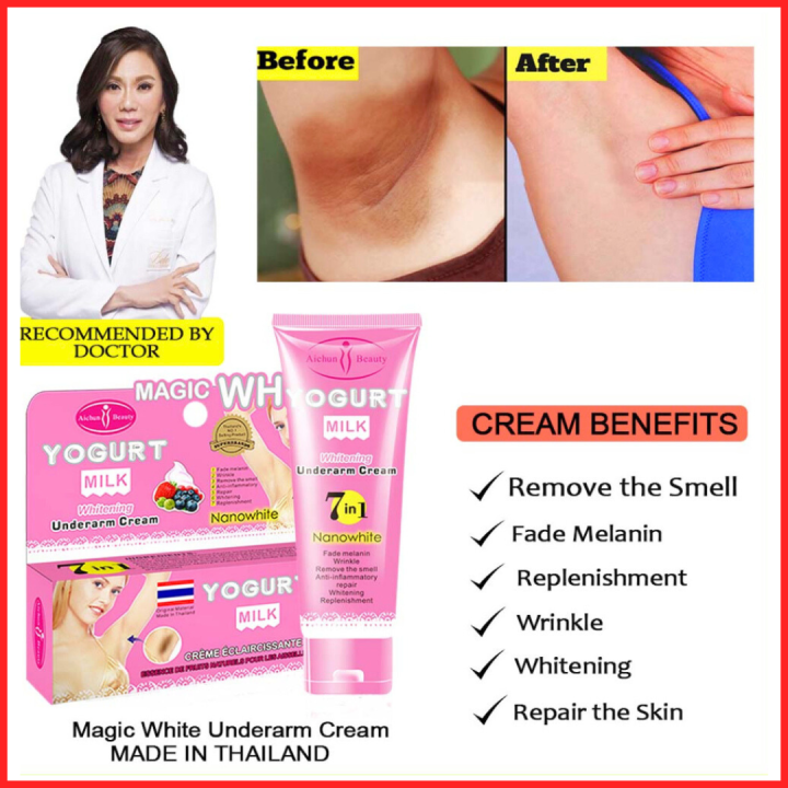 Super Effective in 5 days Pampaputi ng Kilikili Made in Thailand Underarm Whitening Cream Anti ...