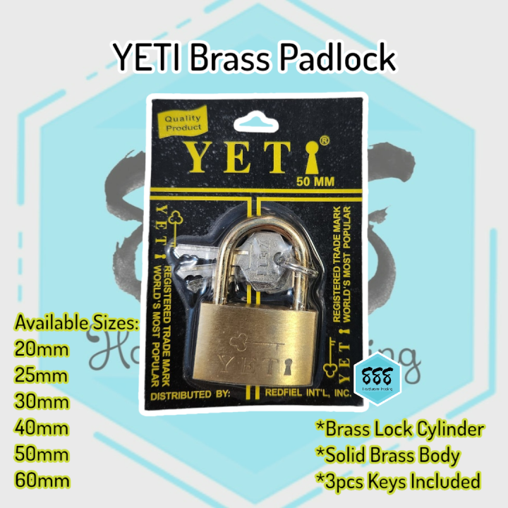 YETI Brass Padlock | Lazada PH