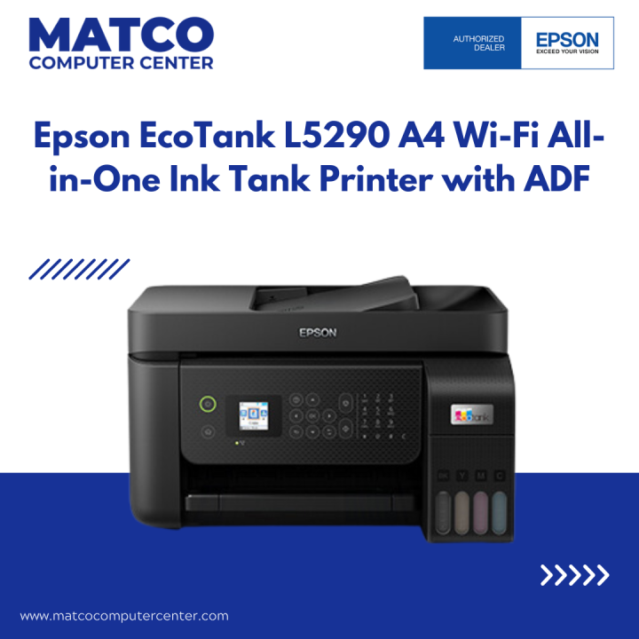 Epson EcoTank L5290 A4 Wi-Fi All-in-One Ink Tank Printer with ADF ...