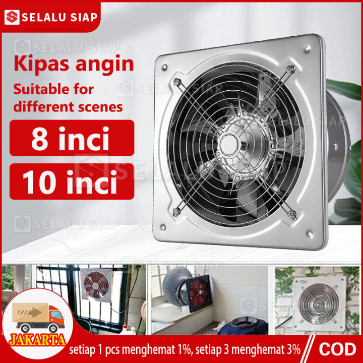 Exhaust Fan Dinding 4/6/8/10inch Exhaust Fan Bisu Angin Plafon Kipas ...