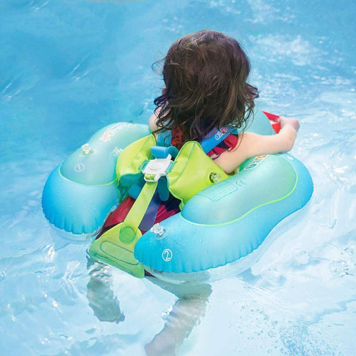 Inflatable Baby Kids Float Swimming Ring Safety Swim Trainer Water Toy ...