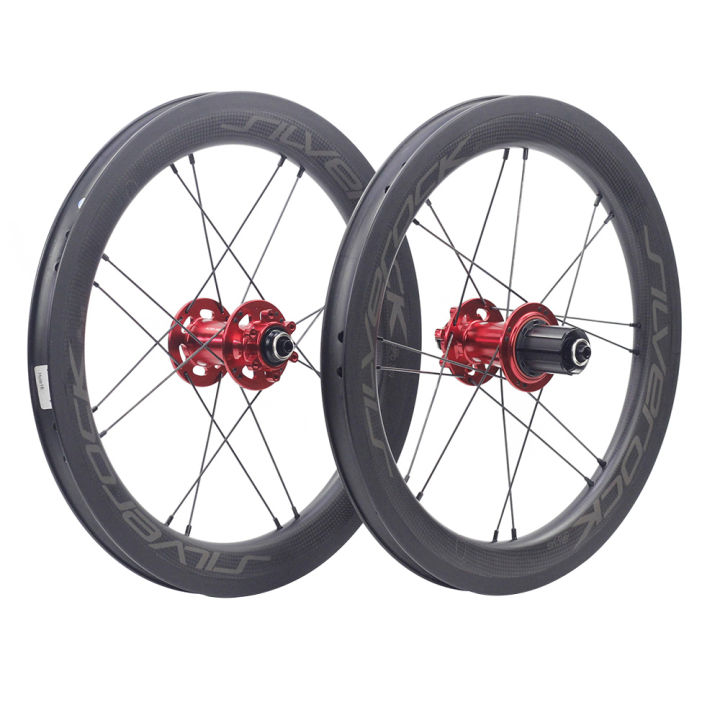 SILVEROCK SR38C Carbon Wheels 16in Plus 349 Disc Brake 38mm Clincher ...