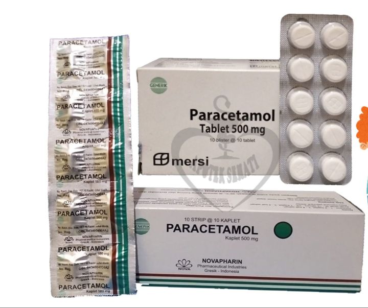 PARACETAMOL TABLET 500 MG PERBOX / Obat Anti Nyeri & Pereda Demam ...