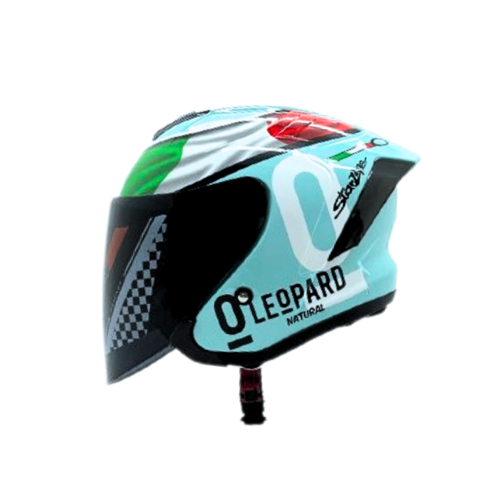 Helm JS ARMOR Motif LEOPARD Half Face SNI | Lazada Indonesia