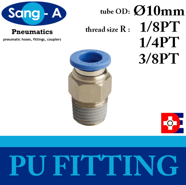 Sang-A PU fitting GPC Pneumatics PC One Touch Air Fitting Straight Type Made In Korea Pneumatic ...