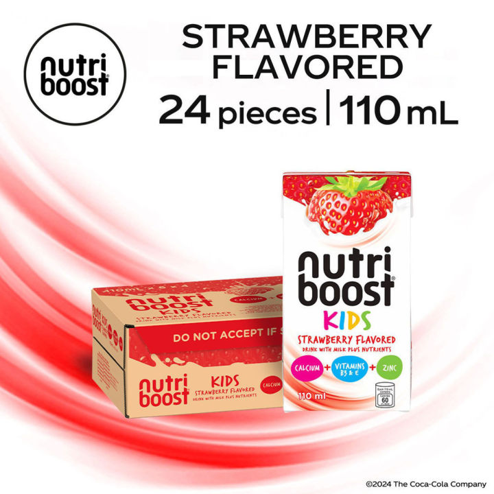 Nutriboost Strawberry 110mL Pack of 24 # | Lazada PH