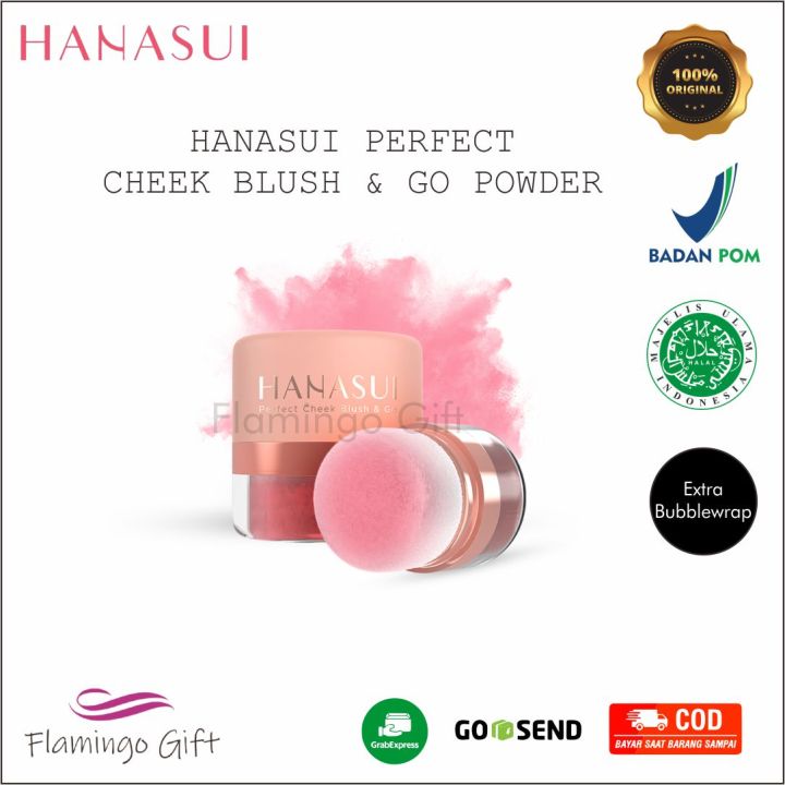 Hanasui Perfect Cheek Blush & Go Powder | Lazada Indonesia