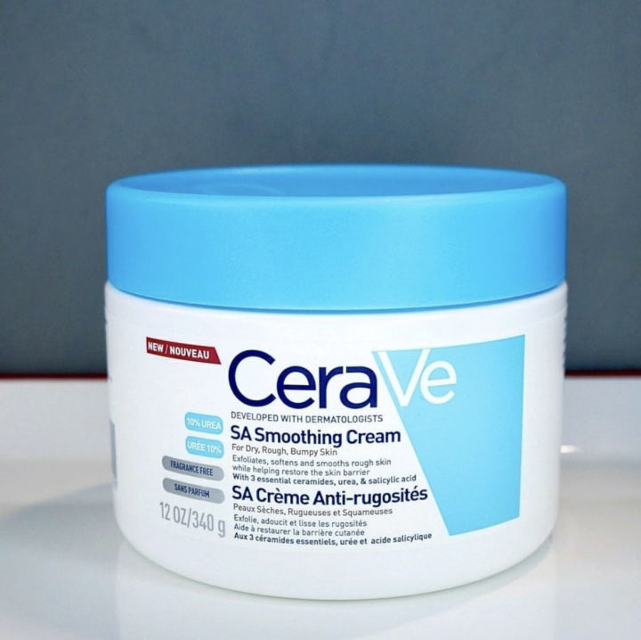 เซราวี Cerave SA Smoothing Cream (For Dry Rough Bumpy Skin) 340g ...