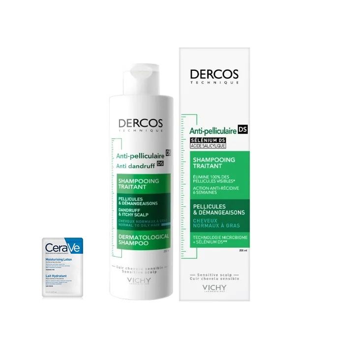 วิชี่ VICHY DERCOS ANTI-DANDRUFF SHAMPOO 200 ml. วิซี่ เดอคอส แอนตี้ ...