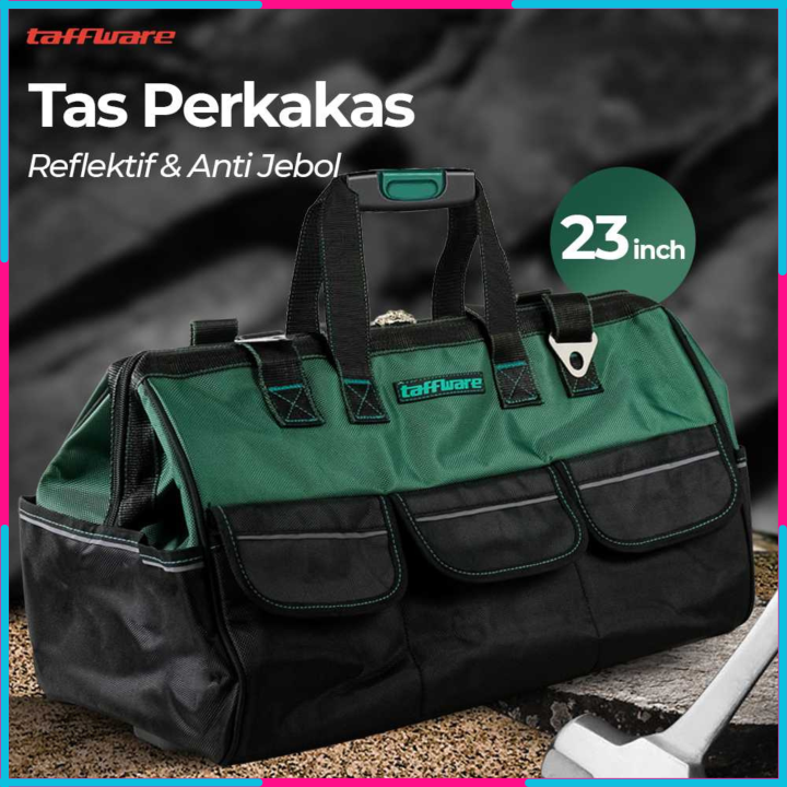 COD Taffware Tas Perkakas Teknisi Listrik Tukang Bangunan Bengkel Tool ...