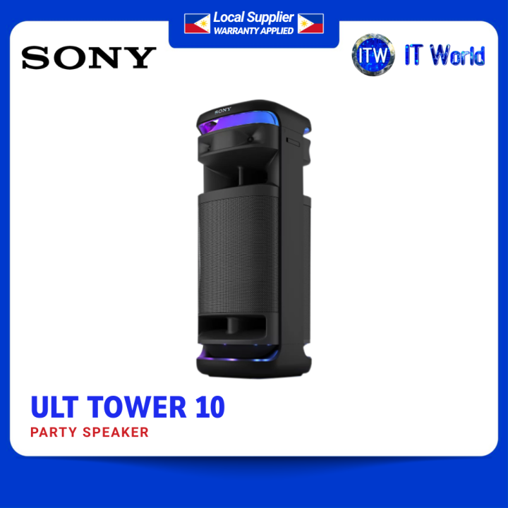 SONY SRS-ULT1000 ULT TOWER 10 360° Party Lights and Sound / Karaoke ...