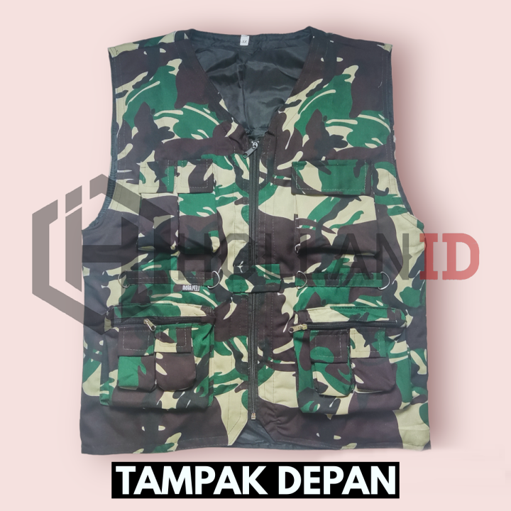 ROMPI ABG UNISEX LORENG TENTARA ANGKATAN DARAT AU HIJAU MALVINAS / ARMY ...