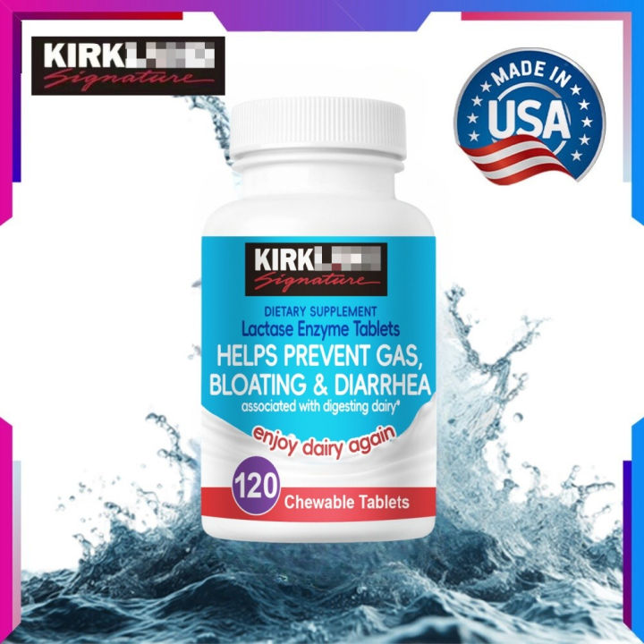 Lactase Enzyme Chewable Tablets Help to Prevents Gas, Bloating ...