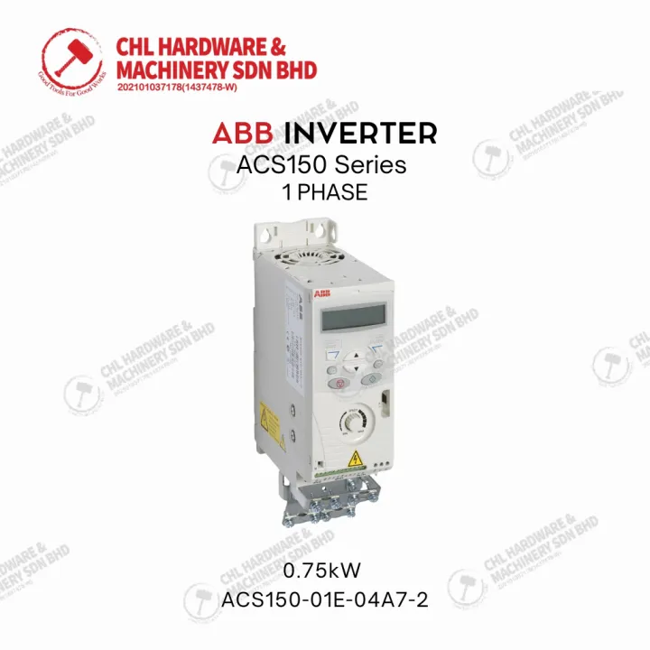 ABB Inverter / ACS150 1 Phase / PN: 0.37kW - 2.2kW / ACS150-01E-04A7-2 - ACS150-01E-09A8-2 | Lazada