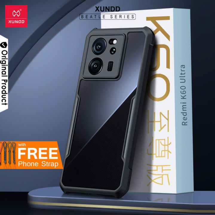 Xundd [Original] Beatle Clear Hybrid Shock Proof Armor Case for Xiaomi Redmi K60 Ultra | Lazada PH