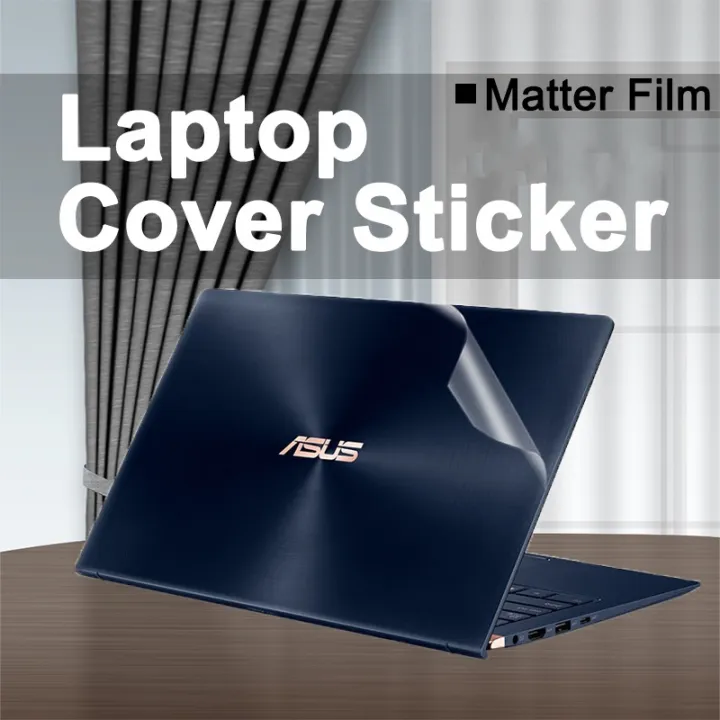 Laptop Sticker 1pcs Universal Transparent Matte Black Crystal Clear ...