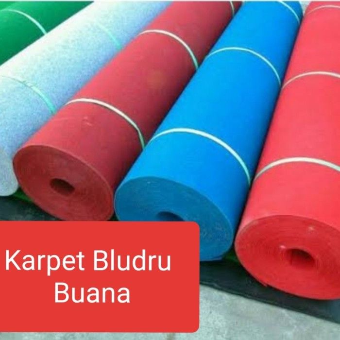 karpet bludru polos buana alas lantai lebar 2m ( 1 roll isi 30M x 2M ) | Lazada Indonesia