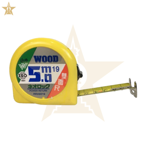 METERAN WOOD DUA SISI 5 METER | WOOD Meteran Kuning Made In Taiwan ...