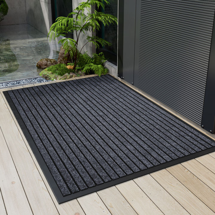 Indoor Outdoor Door Mat, Sturdy Non Slip Rubber Entryway Mat, All ...