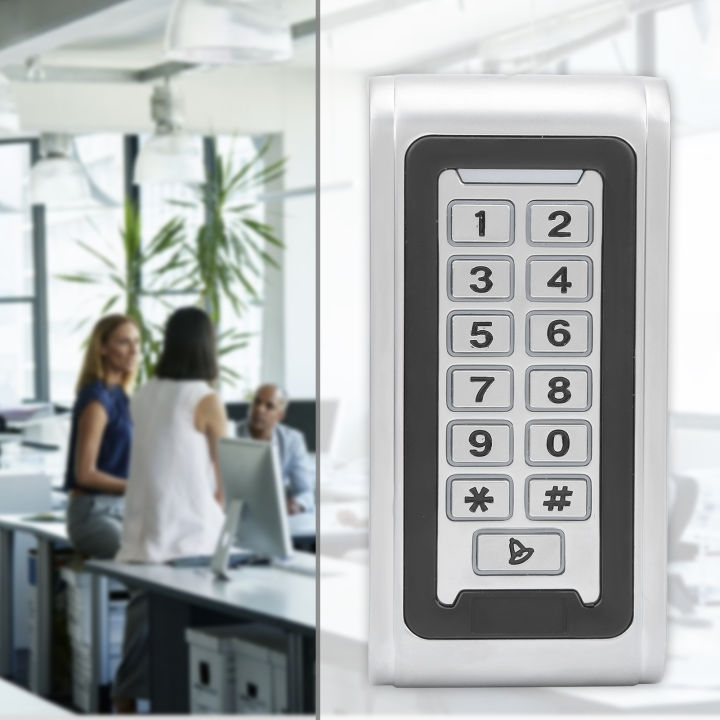 RFID Card Reader 125KHz Keypad Access Control Backlit Keyboard ID Card ...