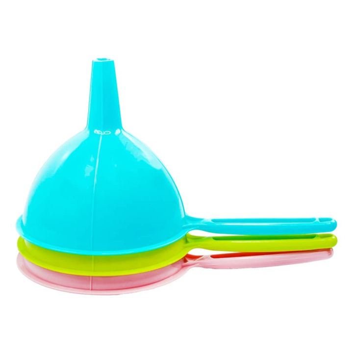Plastic Funnel with Handle for Kitchen Liquid Spices Powder Cosmetic ...