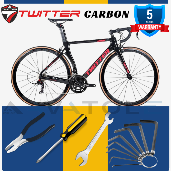 Xe đạp đua Twitter Thunder C 2021, Khung sườn Carbon size 46 / 48, Bộ ...