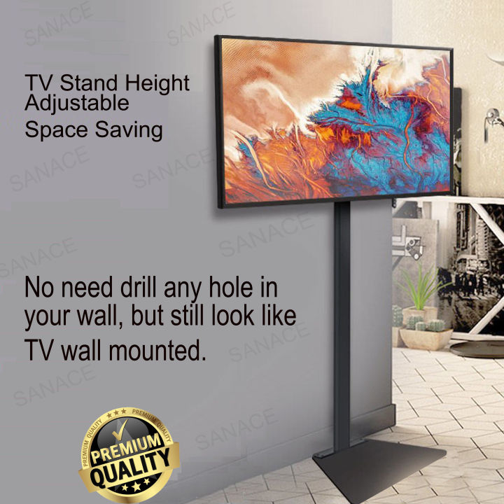 *SG stock* 32-65 inch TV stand No drill wall floor stand without wheels ...