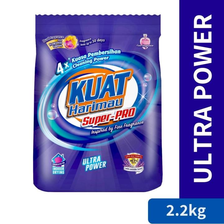 Kuat Harimau Super-PRO Detergent Powder Ultra Power 2.2kg | Lazada