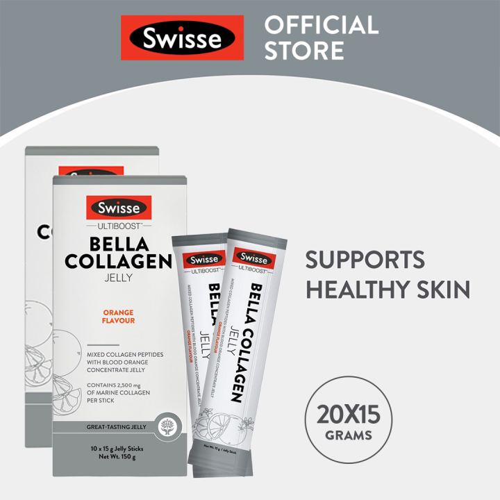 [Twin Pack] Swisse Ultiboost Bella Collagen Jelly 15g x 10 | Lazada