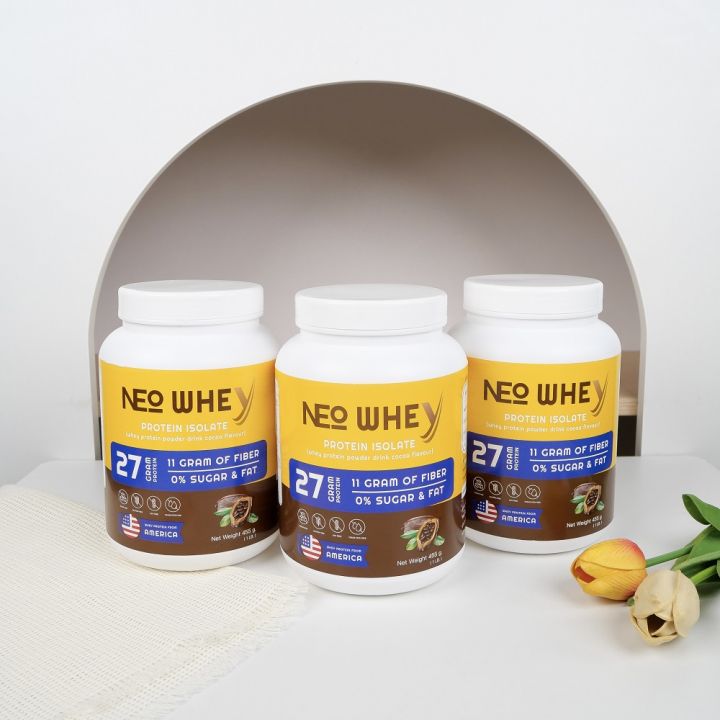 [เวย์โปรตีนลีนไขมัน เพิ่มกล้าม] 🌟NEO🌟 Whey Protein Isolate นีโอ เวย์ ...