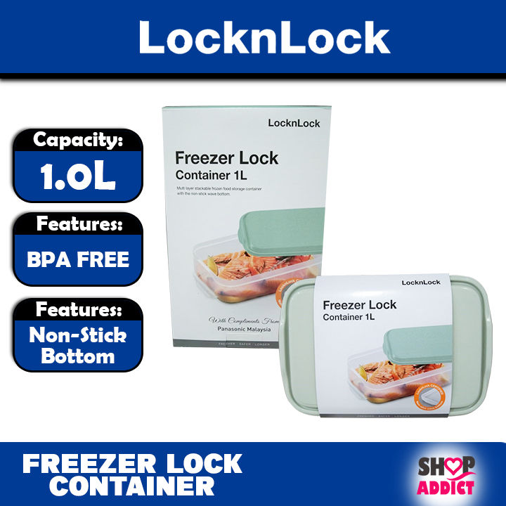 locknlock Freezer Lock Container BPA FREE 1.0L Safer Storage | Lazada