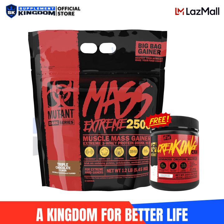 Mutant Mass Extreme 2500 12lbs ( with Mutant Creakong) | Lazada PH