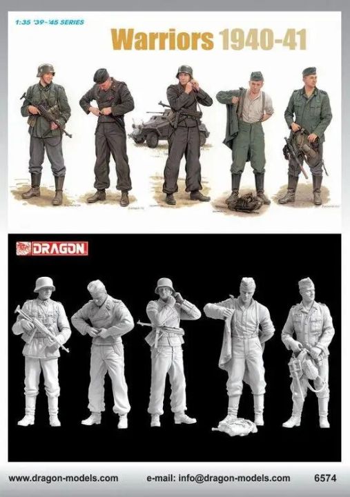 Dragon 6574 1/35 Scale German Warriors 1940-41 (Plastic Model) | Lazada PH