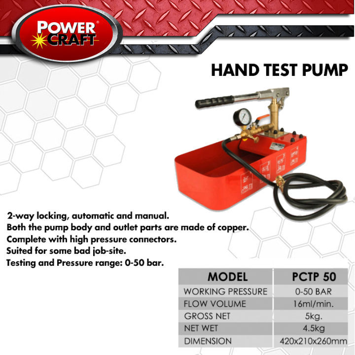 PowerCraft - Hand Test Pump | Lazada PH