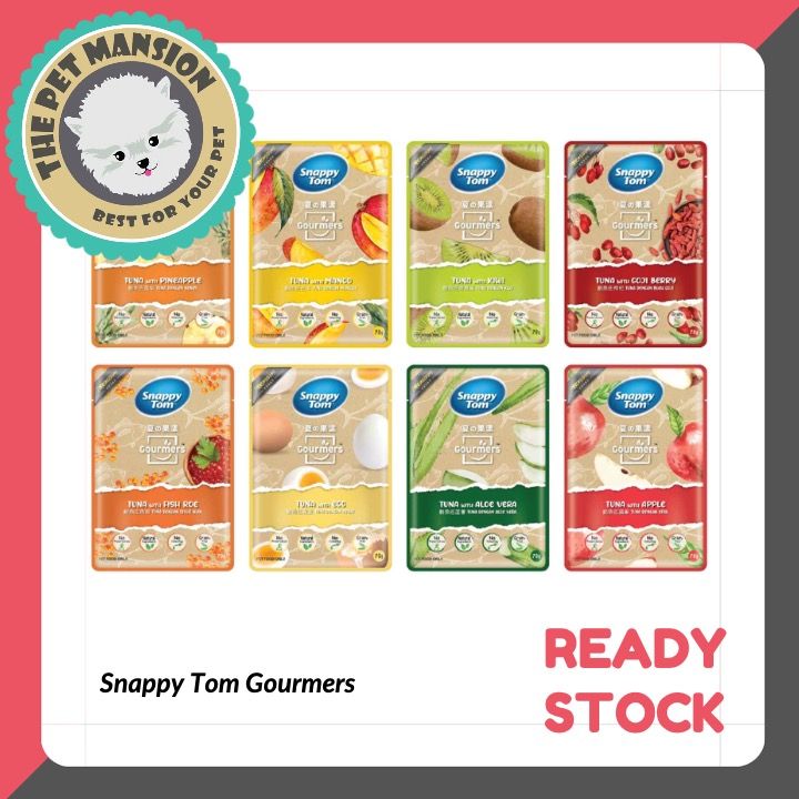 Snappy Tom Gourmers Pouch (70g) Fruits Makanan Basah Gourmer | Lazada